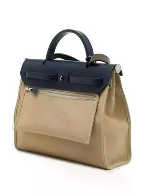 Hermès 2020 Toile Herbag Zip 31 Satchel - Neutrals