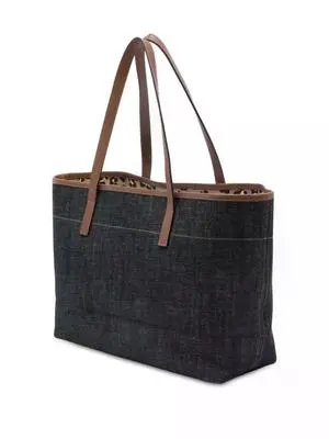Burberry 2000-2017 Denim Tote Bag
