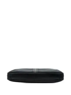 Prada 2000-2013 Saffiano Striped Business Bag