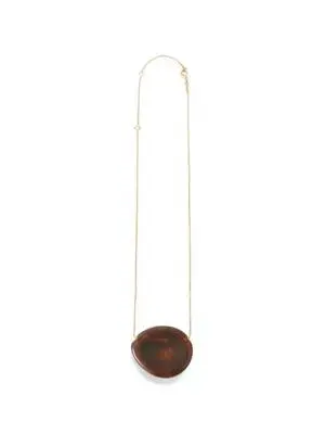 JOSEPH Bean Resin-pendant Chain Necklace - Gold