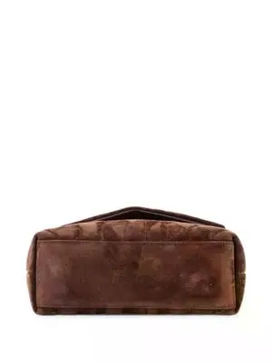 Saint Laurent Loulou Matelasse Chevron Suede Small Shoulder Bag