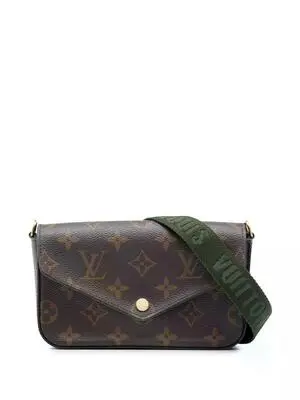 LOUIS VUITTON 2021-2026 Monogram Felicie Strap And Go Crossbody Bag - Brown