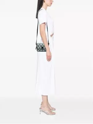 Loewe 2003 Anagram Canvas Flap Crossbody Bag