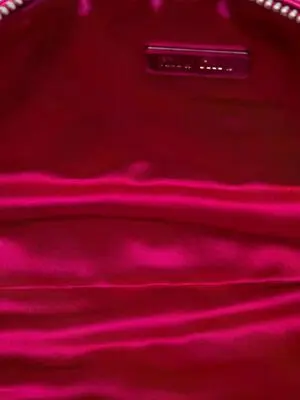 Miu Miu 2010-2026 Sequin And Leather Wristlet Clutch Bag