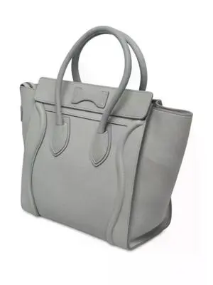 Celine 2017 Micro Calfskin Luggage Tote Bag