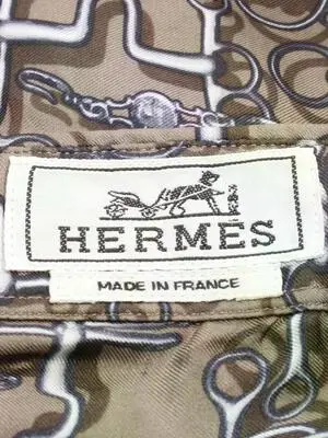 Hermès 2010s Horse Printed Shirt