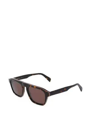 Paul Smith Mecleod Rectangle-frame Sunglasses - Brown
