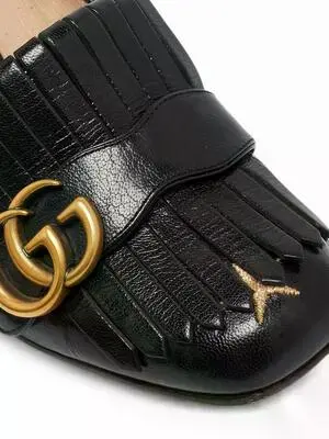 Gucci Gg Marmont Fringed Pumps