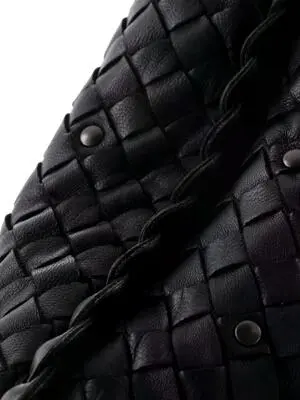 Bottega Veneta Veneta Intrecciato Nappa Large Hobo Bag - Black