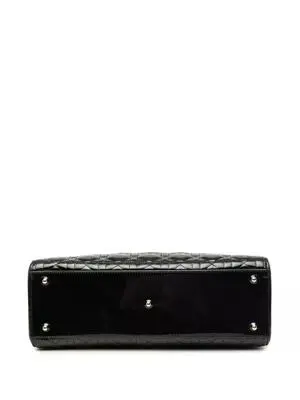Dior 2011 Large Patent Cannage Lady Satchel