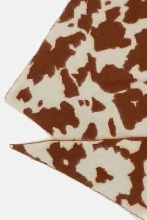 Guest In Residence Grizzly Cowhide Wild Rag Cashmere Scarf - Multicolor