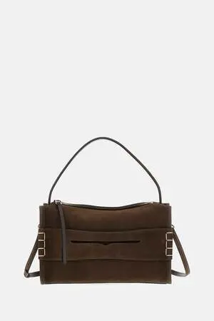 JW Anderson Suede Leather Loafer Bag - Multicolor