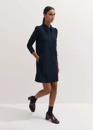 ME+EM Texture Clash Short Dress