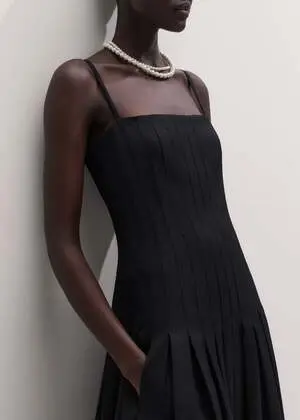 ME+EM Structured Strappy Maxi Dress