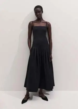 ME+EM Structured Strappy Maxi Dress