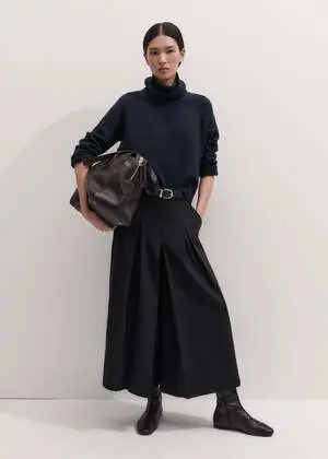 ME+EM Super Wide Culotte - Black