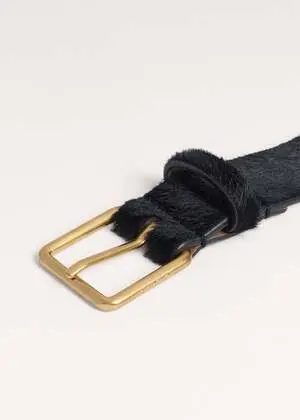 ME+EM 28mm Square Buckle Belt - Black