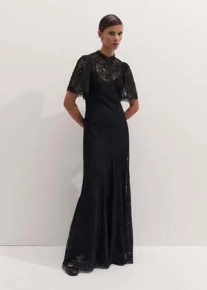 ME+EM Fluid Lace Full Length Gown + Slip