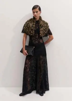 ME+EM Fluid Lace Full Length Gown + Slip