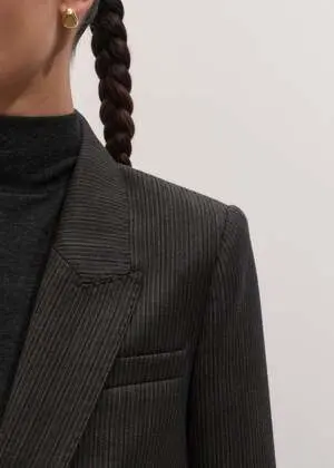 ME+EM Sharp Shoulder Blazer