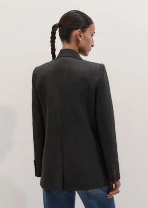 ME+EM Sharp Shoulder Blazer