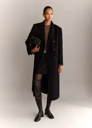 ME+EM Oversized Coat - Black