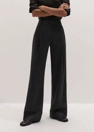 ME+EM Straight Pant - Grey Multi