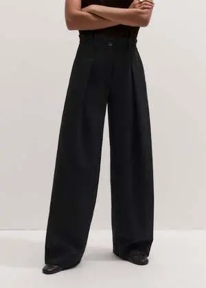 ME+EM Gathered Waist Taper Pant