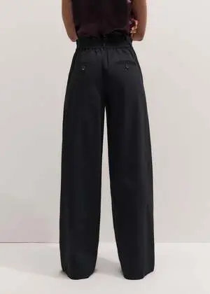 ME+EM Gathered Waist Taper Pant