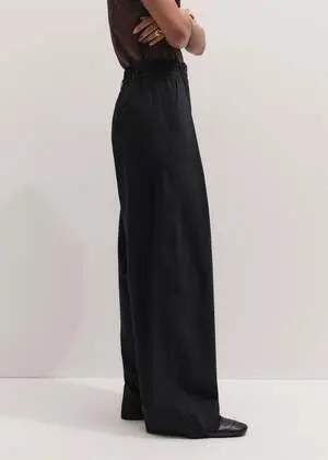 ME+EM Gathered Waist Taper Pant