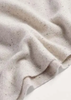 ME+EM Cashmere Shrunken Triangle Scarf Speckle