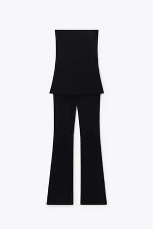 Alexander Wang Strapless Corset Jumpsuit - Black