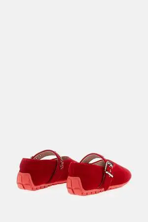 Simone Rocha Mary Jane Ballerina With Crystals