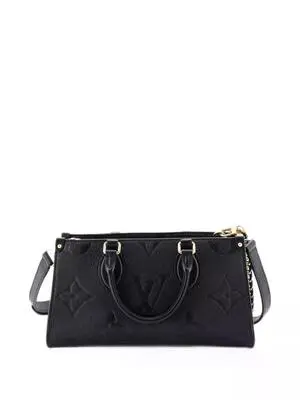LOUIS VUITTON Onthego Monogram Empreinte Giant East West Tote Bag - Black