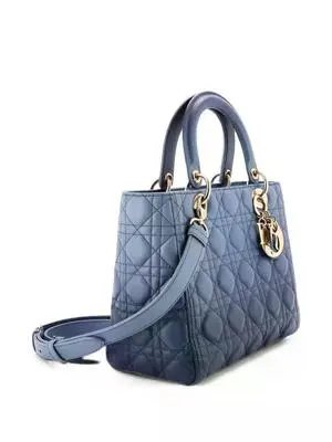 Dior Lady Bag Cannage Quilt Gradient Lambskin Medium Satchel