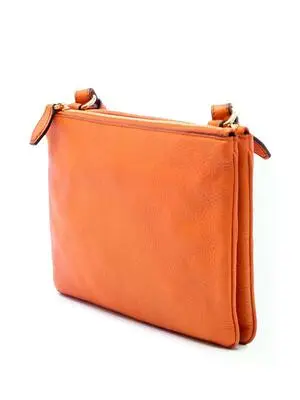 Prada 2013-2026 Vitello Phenix Double Zip Crossbody Bag