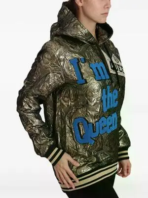 Dolce & Gabbana Rose-brocade Embroidered Hoodie
