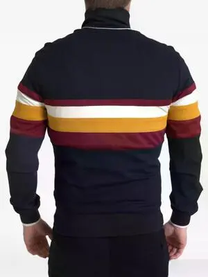 Dolce & Gabbana Embroidered-crest Striped Sweater