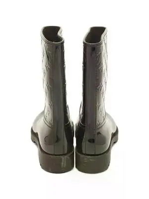 LOUIS VUITTON Monogram Embossed Rain Boots