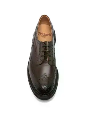 TRICKER'S Brogue Leather Derby Shoes