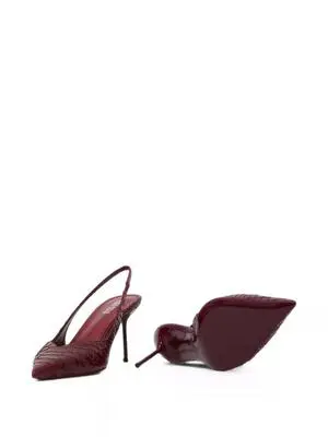 Paris Texas Lidia Python-print Leather Pumps