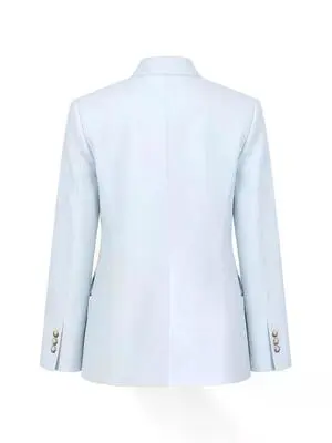 VICOLO High-neck Single-button Jacket - Blue