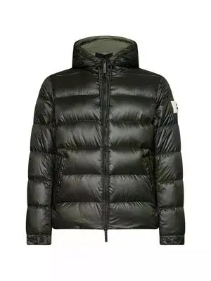 AFTER/LABEL Verbier Quilted Hooded Jacket - Green