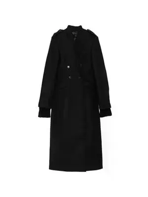 Isabel Benenato Double-breasted Epaulette Coat