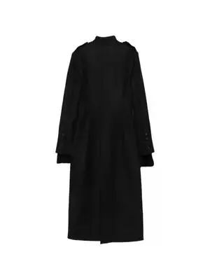 Isabel Benenato Double-breasted Epaulette Coat