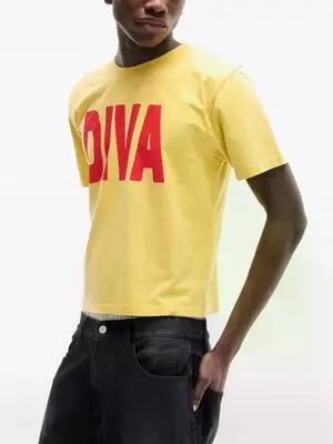 CARNE BOLLENTE Diva Slogan-print T-shirt