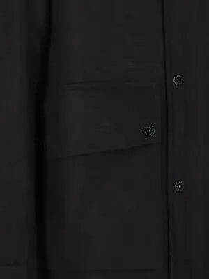 Stone Island 4100018 Wool Nylon Flannel_s.i. Ghost Parka
