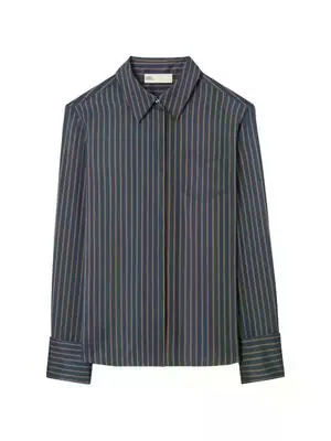 Tory Burch Bunny Knot Viscose Shirt - Blue