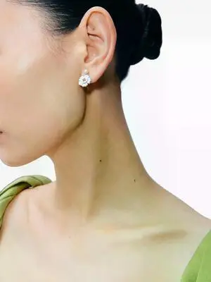 Tory Burch Forget Me Not Pearl Drop Earrings