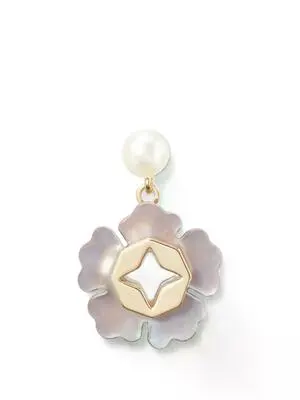 Tory Burch Forget Me Not Pearl Drop Earrings